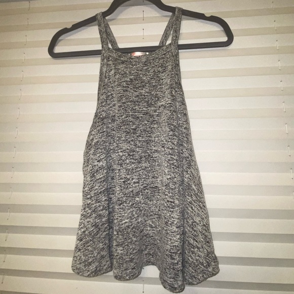 Tops | Gray Soft Halter Tank | Poshmark